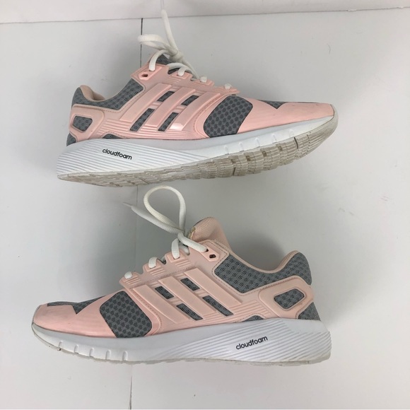 adidas | Shoes | Adidas Duramo Ortholite Cloudfoam Pink Gray Running ...